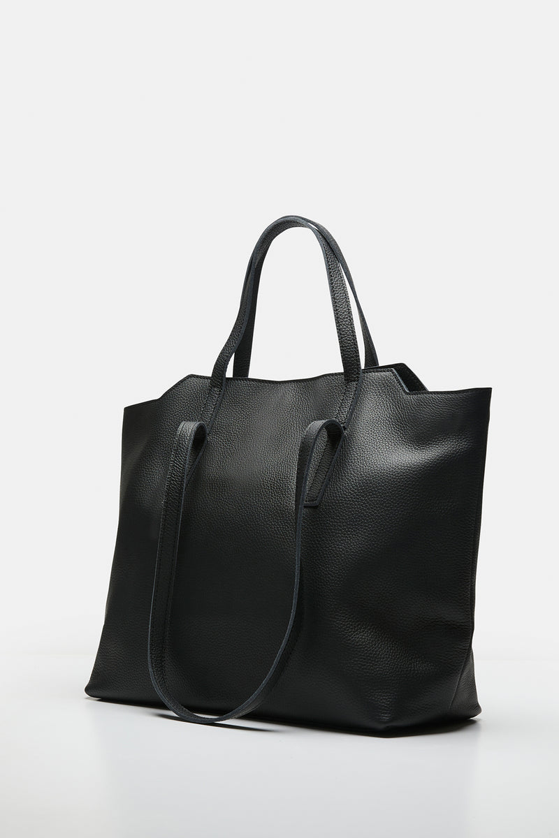 Amber Bag | Pebble Leather | Black – M.I.L.A. made in Los Angeles